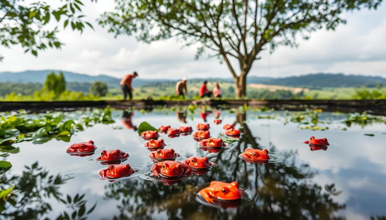 Taman Safari Bogor Perbanyak Kodok Merah